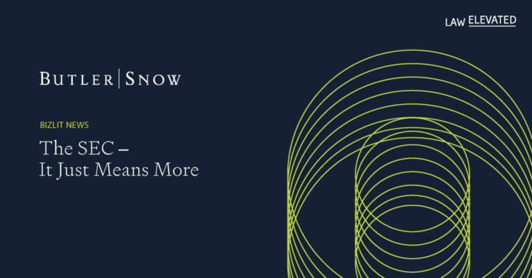 Butler Snow | The SEC – It Just Means More